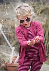 BIRKHOLM Strik Cardigan Rabarber Rosa